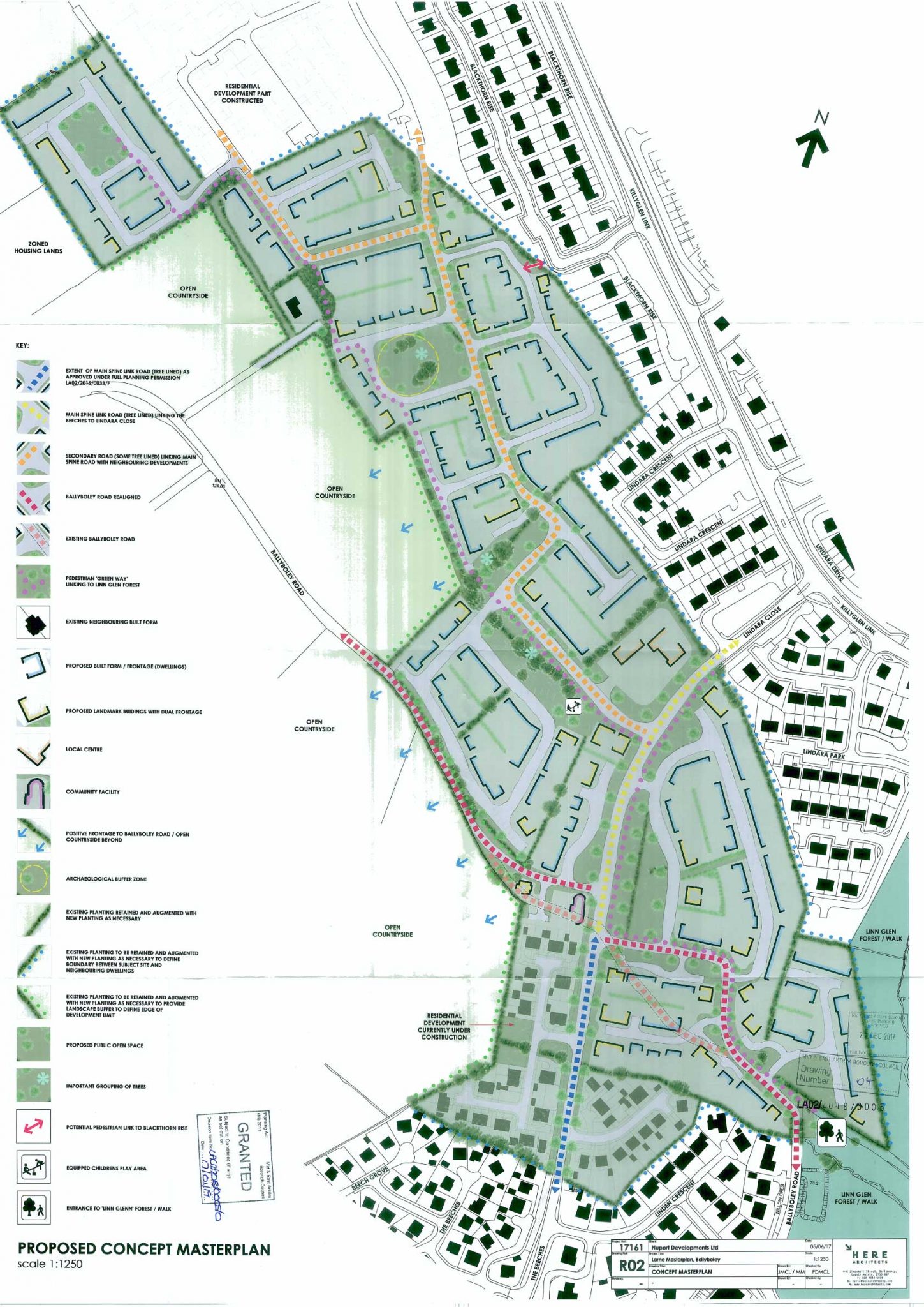 Lands north and east of Ballyboley Road, west of Lindara Crescent and ...